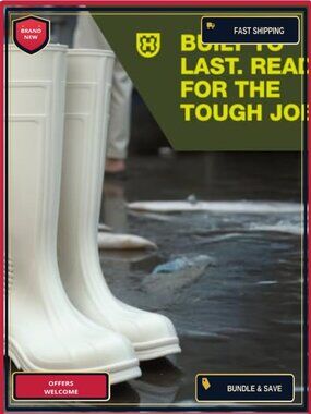 Shoes | Waterproof Steel Toe Work Boots For Men And Women Pvc Marine ...